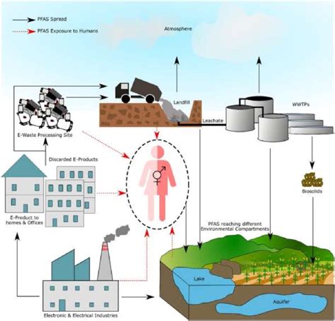 The Entry Pathway Of Pfas From Industries To Environment And Download Scientific Diagram