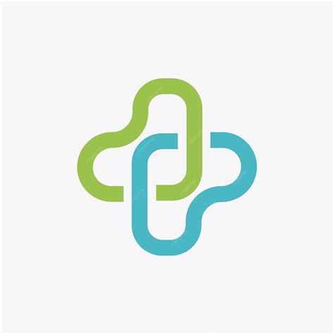 Un Símbolo De Corazón Cruzado Médico Que Es Juvenil Pero Sofisticado Vector Premium