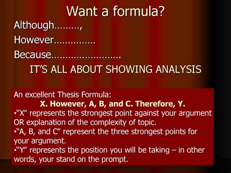 How To Write An Ap Us History Thesis Statement Ppt Download