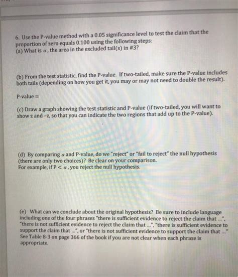 solved 5 use the critical value method with a 0 05