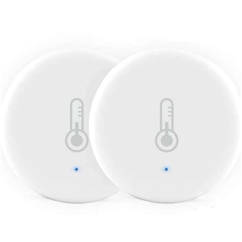 Tuya Smart ZigBee Smart Temperature And Humidity Sensor Battery Powered Security With Tuya