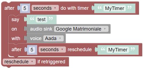 Blocky Reschedule Block Triggers Only Once · Issue 1214 · Openhab