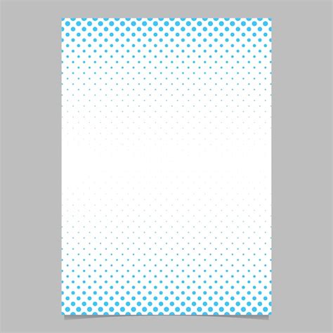 Free Retro Halftone Dot Pattern Brochure Template Vector Poster Background Illustration With