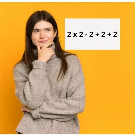 ¿cuál Es La Respuesta De 2 X 2 2 ÷ 2 2 El Reto Que Se Hace Con Las Dos Manos