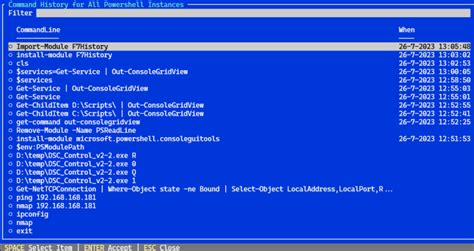 Powershell Is Fun Powershell Out Consolegridview And F7history