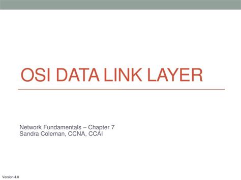 PPT OSI Data Link Layer PowerPoint Presentation Free Download ID