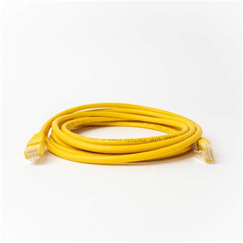 UniXtr Patch Cord Cat6 Yellow 3m Compucable