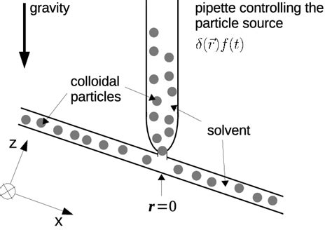 Injection Of Colloidal Particles Into A Tilted Flowing Suspension Download Scientific Diagram