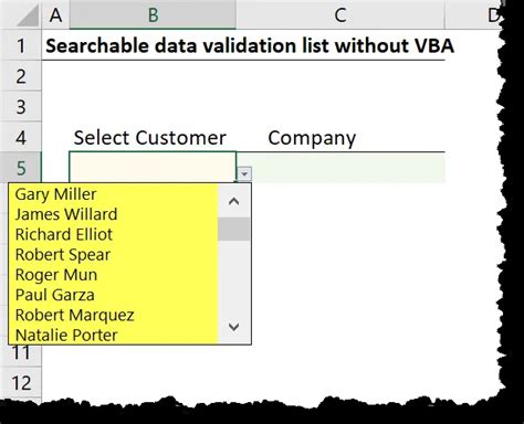 Searchable Drop Down List In Excel Very Easy With Dynamic Arrays Xelplus Leila Gharani
