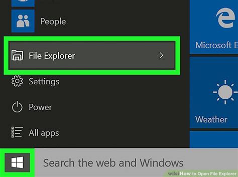 How To Open File Explorer Steps With Pictures WikiHow