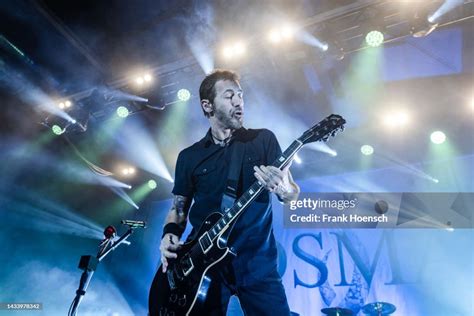 Singer Sully Erna Of The American Band Godsmack Performs Live On