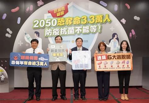 抗藥性細菌推估2050年 台灣每年恐奪命33萬人