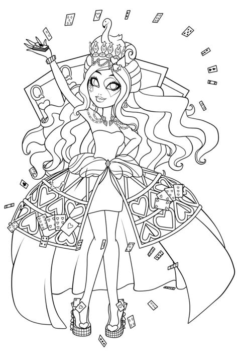 Ever After High Colouring Pages Printable