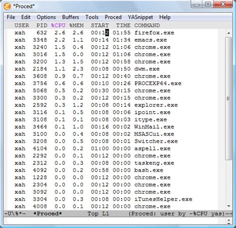 Emacs 23 Date 2009 07