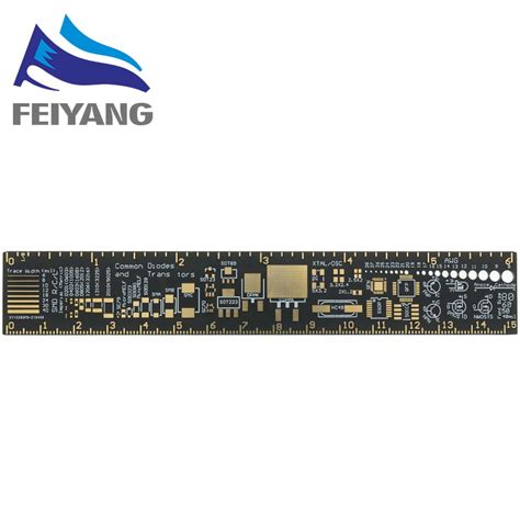 Pcb Ruler For Electronic Engineers For Geeks Makers For Arduino Fans Pcb Reference Ruler Pcb