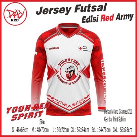 Jual Jersey Pmi Pmr Edisi Army Red Shopee Indonesia
