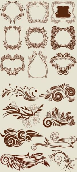Classic Pattern Flowers Vectors Free Download New Collection