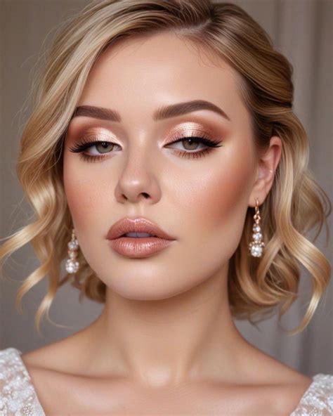 50 Soft Bridal Makeup For Every Ethnicity And Hair Colour Champagne Glow Bride 1 Fab Mood