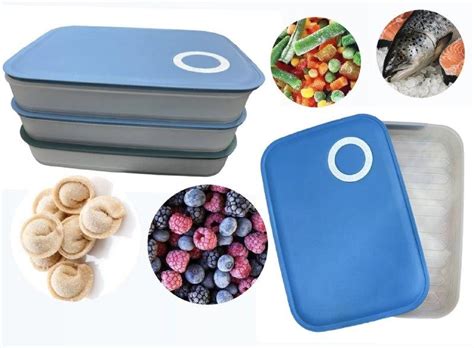 Прозрачный контейнер для хранения еды в холодильнике, Емкость для ...