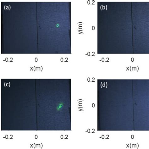 Laser Spot Extraction From Different Distance A 20 M With 400 Mw