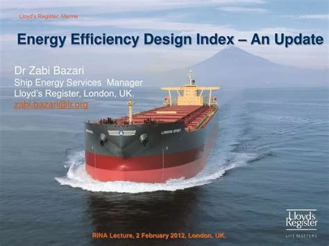 PPT Energy Efficiency Design Index An Update PowerPoint Presentation ID