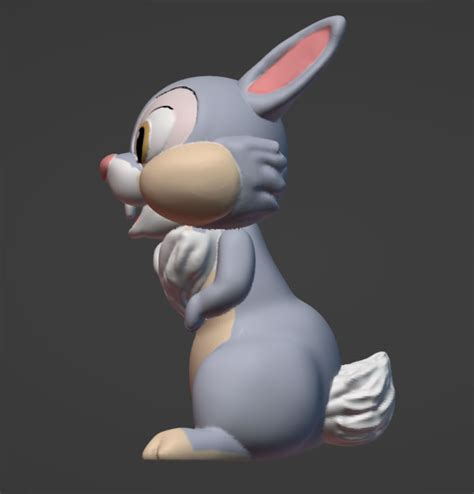 3d File Bambi Drum Bunny Thumper Bambi Fan Art 🥁・3d Printing Template
