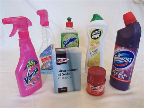 Various Household Cleaning Products Bases Siyavula Education Flickr