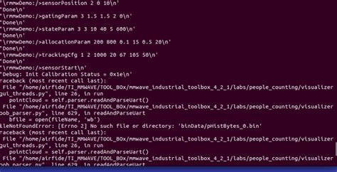 Iwr6843isk Problem With The 3d People Counting Sensors Forum Sensors Ti E2e Support Forums