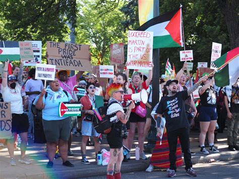 Pride Parade Honors Lgbtq Community As Pro Palestinian Protesters Gather At Denver Event