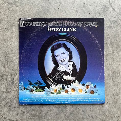 Patsy Cline Vinyl Record Country Hall Of Fame 1974 Etsy