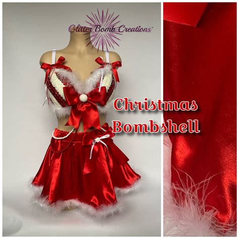 Sexy Mrs Santa Claus Costume Etsy