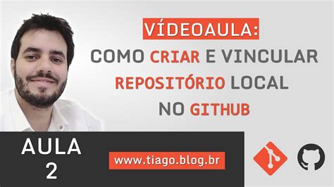 Git Aula 2 Como Criar E Vincular Um RepositÓrio Local No Github Youtube