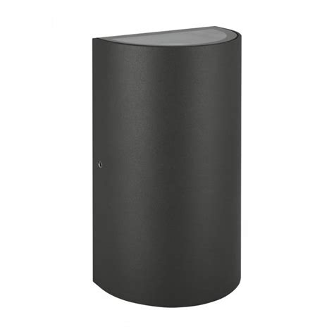 Lampa Elewacyjna Kinkiet 12w 3000k Ip54 Outdoor Facade Updown Gray