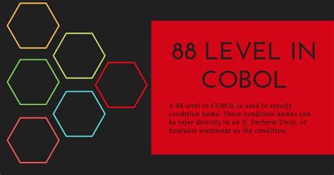 Cobol Level 88 Condition 88 Level In Cobol 88 Level In Cobol