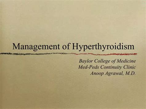 Ppt Management Of Hyperthyroidism Powerpoint Presentation Free