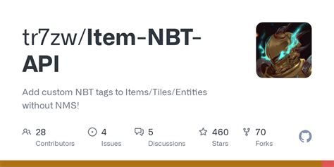 Github Tr Zw Item Nbt Api Add Custom Nbt Tags To Items Tiles Entities Without Nms