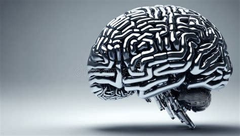 The Intricate Complexity Of The Human Brain Stock Illustration Illustration Of Computer