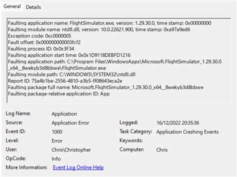 Ctd On Initial Load New Issue Crashes Ctds Microsoft Flight Simulator Forums