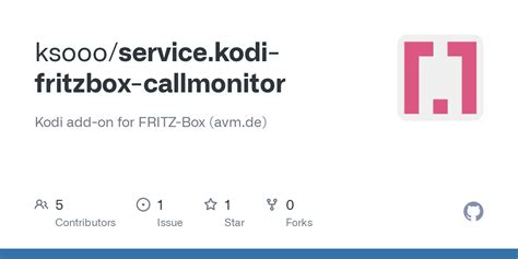 GitHub Ksooo Service Kodi Fritzbox Callmonitor Kodi Add On For FRITZ