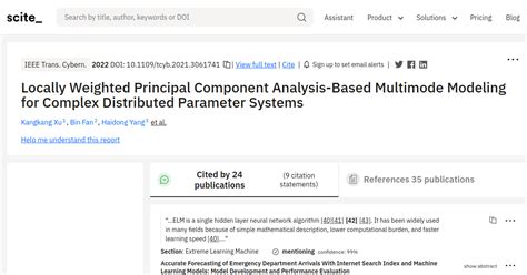 Citation Report Locally Weighted Principal Component Analysis Based