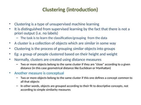 Artificial Intelligence Clustering Lecture Pptx