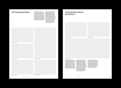 A3 Presentation Grid System For InDesign Portrait Behance