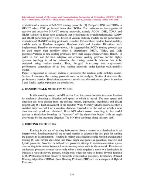 Evaluating The Performance Of Manet Routing Protocols Pdf