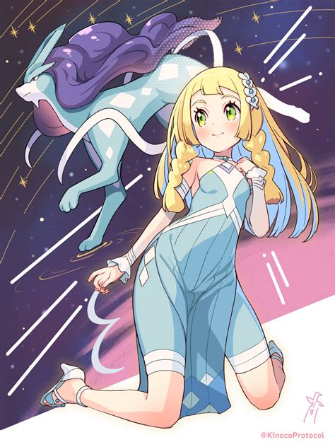 Lillie Kris Suicune And Kris Pokemon And More Drawn By Kinocopro Danbooru