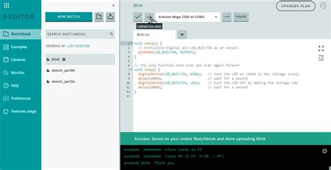 Cómo usar el editor web de Arduino