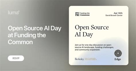 ash vardanian on linkedin open source ai day at funding the common · luma