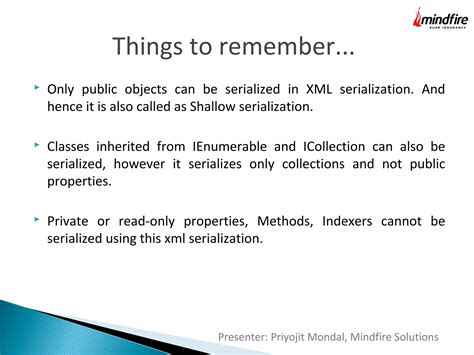 It Seminar Xml Serialization Ppt