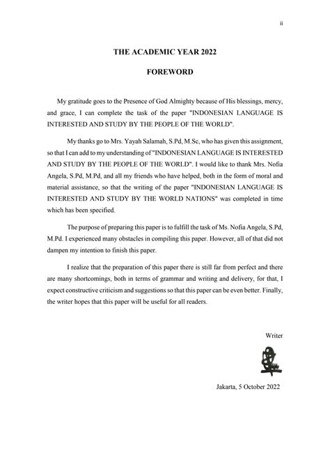 Indonesian Written Language