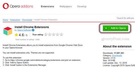 How To Use Google Chrome Extensions In Opera Browser
