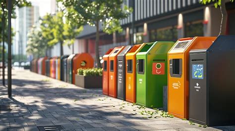 Iotenabled Smart Waste Management System Premium Ai Generated Image